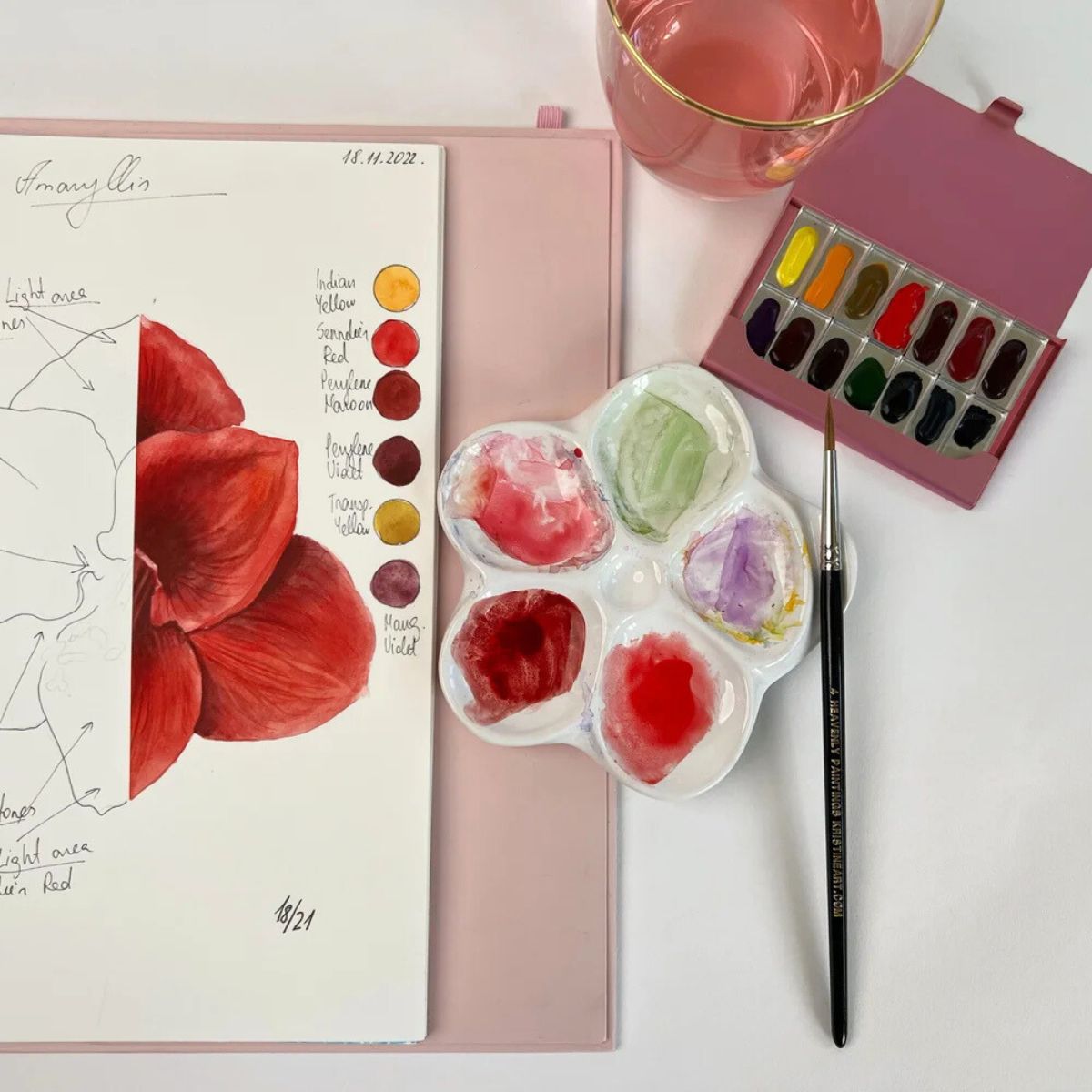 Learn Watercolor Painting with Kristine Rapohina – kristineart