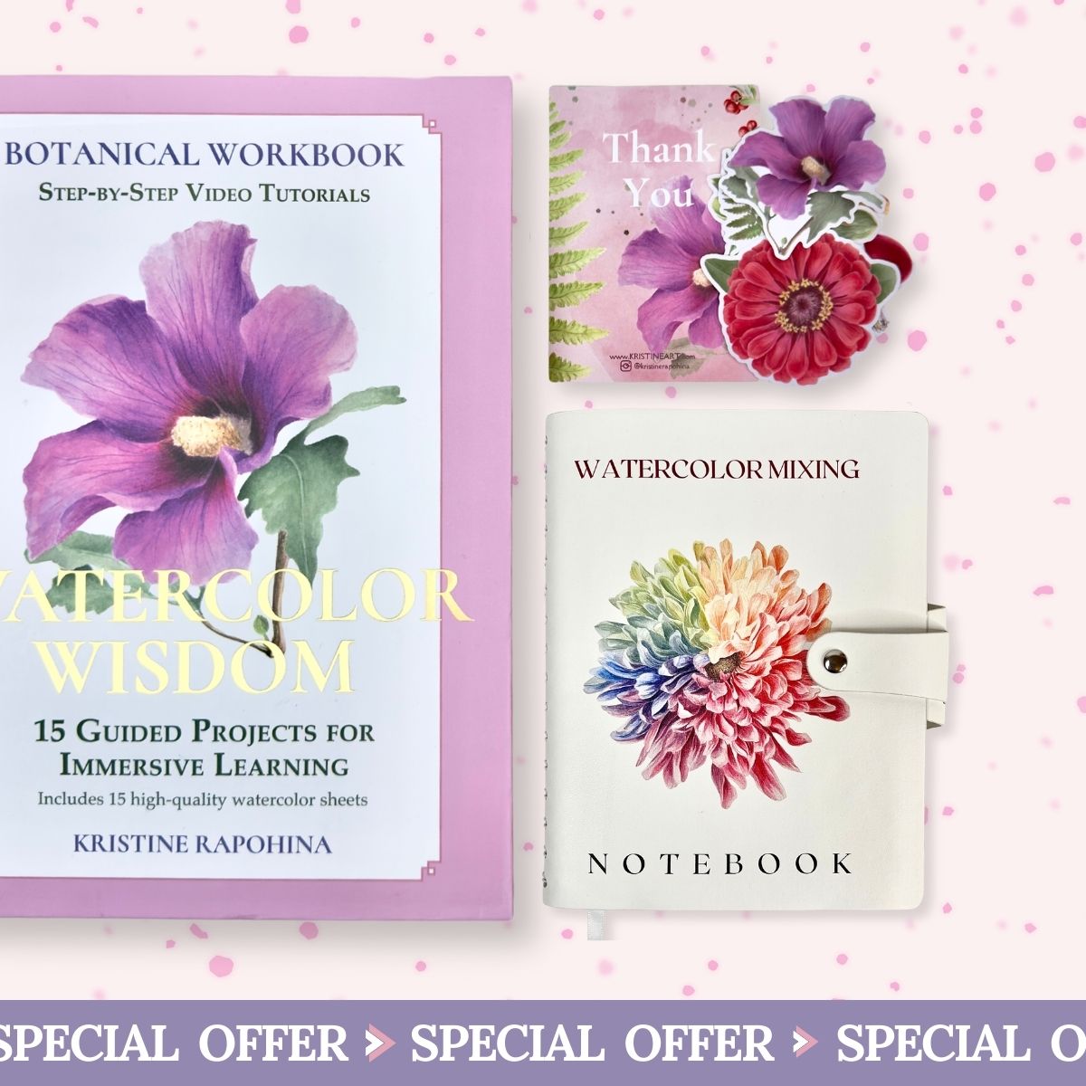 Learn Watercolor Painting with Kristine Rapohina – kristineart
